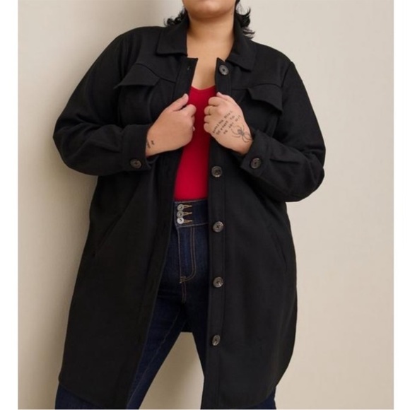 torrid | Jackets & Coats | Torrid Wool Longline Shacket | Poshmark